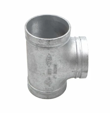 Tee Gal Roll Grooved DN100 | Pipework Fittings BKB